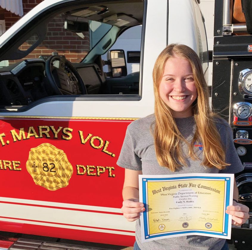 Trailblazer: St. Marys VFD welcomes Hadley as first permanent female ...